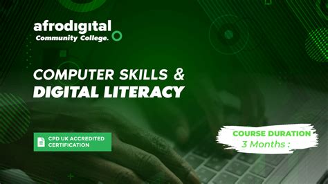Computer Skills And Digital Literacy Pan Afrodigital