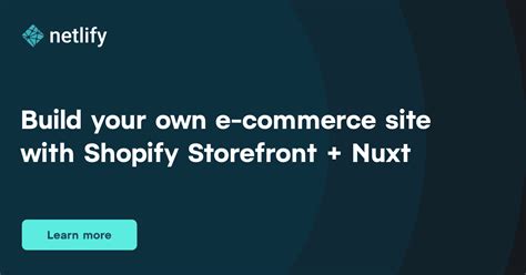 Build Your Own E Commerce Site With The New Shopify Storefront Api Cart Feature Nuxt And