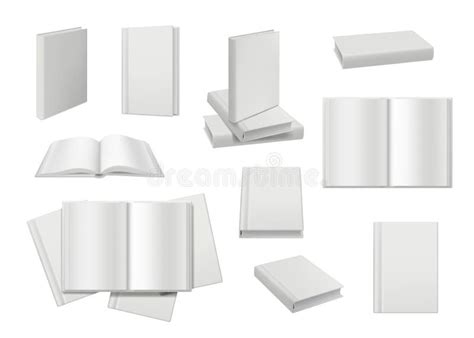 Closed Paperback Stapled Notebook Realistic Mock Up Blank Square