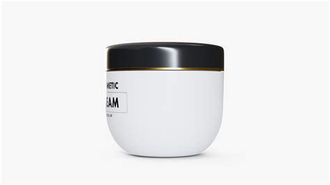 화장품 크림 용기 3d 모델 39 Usdz Fbx C4d Unitypackage Upk Max Ma Obj Gltf Usd Blend Free3d