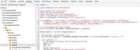 Unable To Debug In Production Using Source Maps · Issue 3263 · Swagger