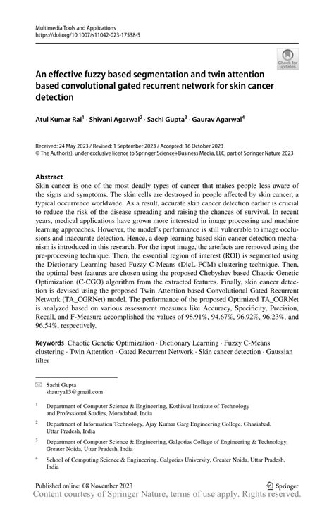 An Effective Fuzzy Based Segmentation And Twin Attention Based
