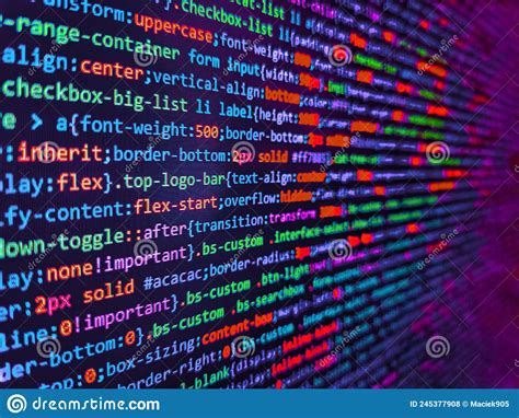 Writing Programming Functions On Laptop Minificated Web Development