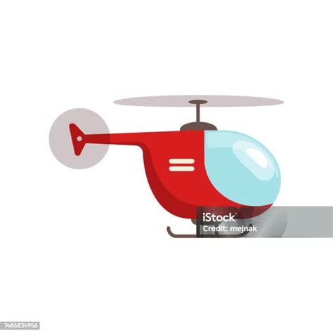 헬리콥터 아이콘 빨간색 헬기 벡터 기호 0명에 대한 스톡 벡터 아트 및 기타 이미지 0명 교통수단 기계류 Istock