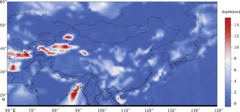 Sedimentary Layer Discontinuity Beneath China And Its Surrounding Regions Download Scientific