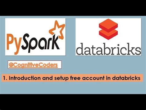 Introduction To PySpark How To Setup Free Databricks Account YouTube