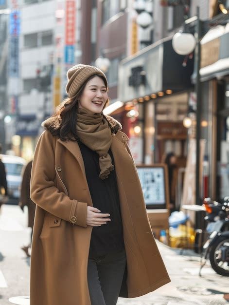 Portrait Of Beautiful Pregnant Woman Ai Generated Image