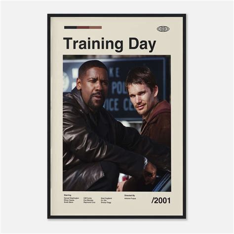 Training Day Movie Poster Vintage Movie Poster Full Size Poster