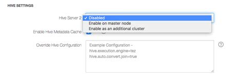 Configuring Multi Instance HiveServer2 Qubole Data Service Documentation