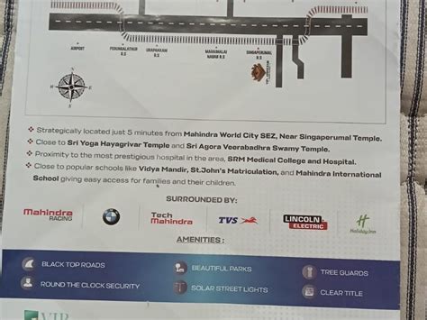 Plots For Sales Mahindra World City Chennai Lands