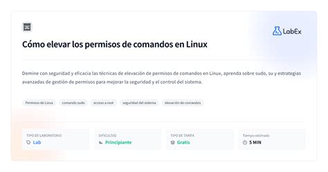 Cómo Elevar Los Permisos De Comandos En Linux Labex