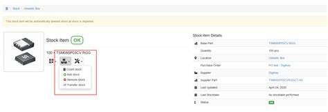 stock location does not appear · issue 890 · inventree inventree · github