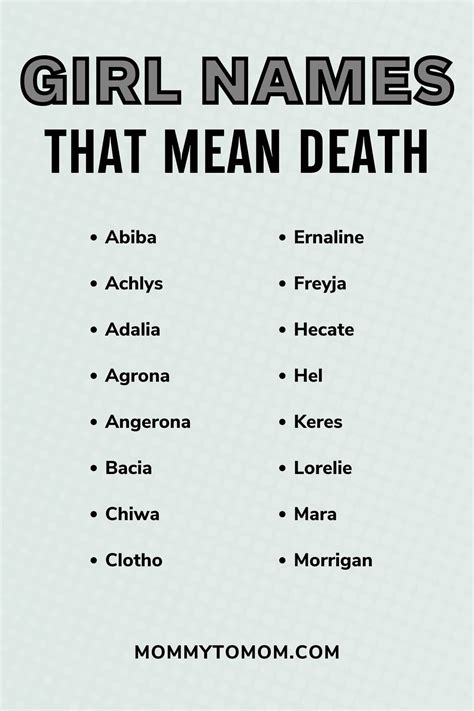 Japanese Girl Names Meaning Life And Death