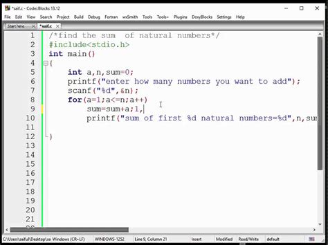 C Programming Bangla Tutorial 16 Using For Loop Find Sum Or Multiplication Of Natural Numbers