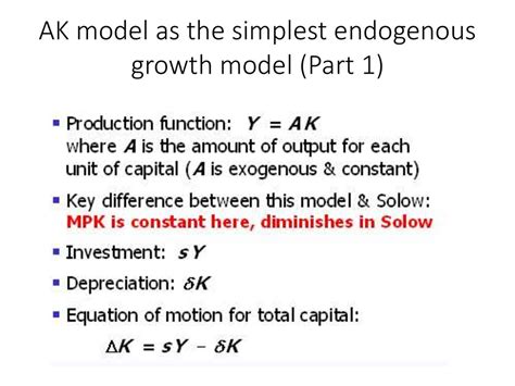 Macroeconomics Lecture 8 Long Run Macroeconomic Dynamics Selected