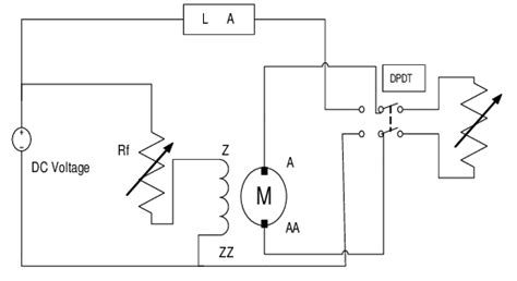 Circuit Set Up For Dynamic Braking Of Dc Motor Download Scientific