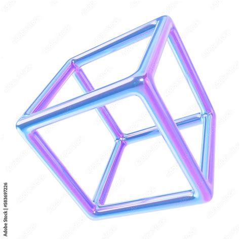 3d cube shape Ілюстрація Stock Adobe Stock in 2024 3d cube Cube Shapes
