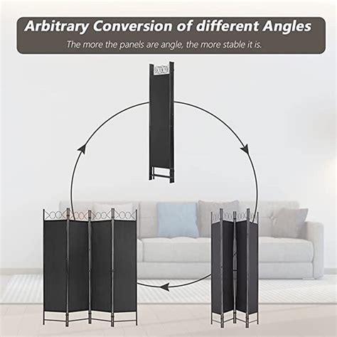 Niamvelo Room Dividers Folding Privacy Screens 4 Philippines Ubuy