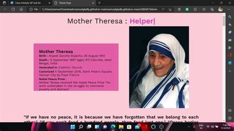 Samuel Solomon On Linkedin Tribute Page Webpage Oasis Infobyte Task3 Webdevelopment…