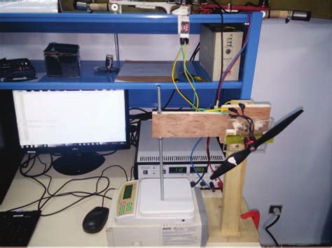 Experimental Set Up Used For Identifying The Drag Factor Of A Single Rotor Download