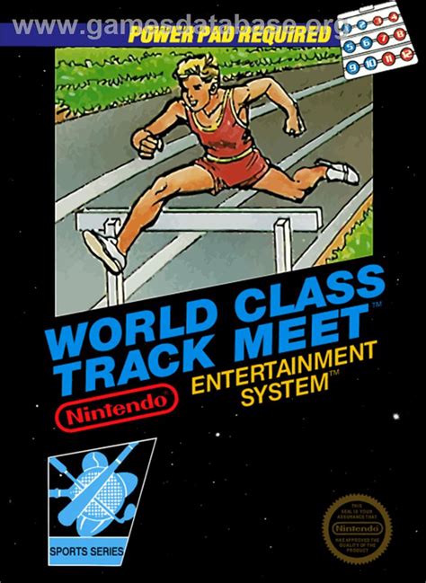 World Class Track Meet Nintendo Nes Artwork Box