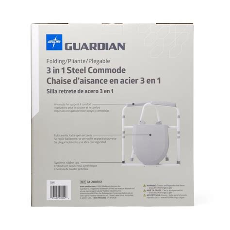 Buy 3 In 1 Commode With Elongated Seat Guardian Commode