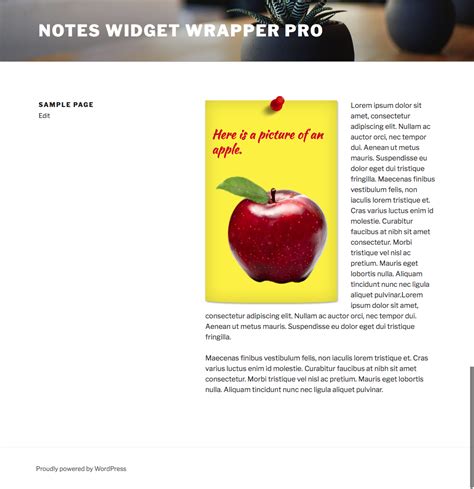 Notes Widget Wrapper Pro Web Rockstar
