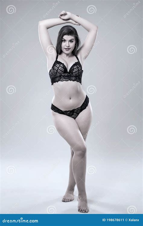 Plus Size Glamour Model Stock Image Image Of Feminism 198678611