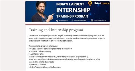 Abijith Rn On Linkedin Training And Internship Program