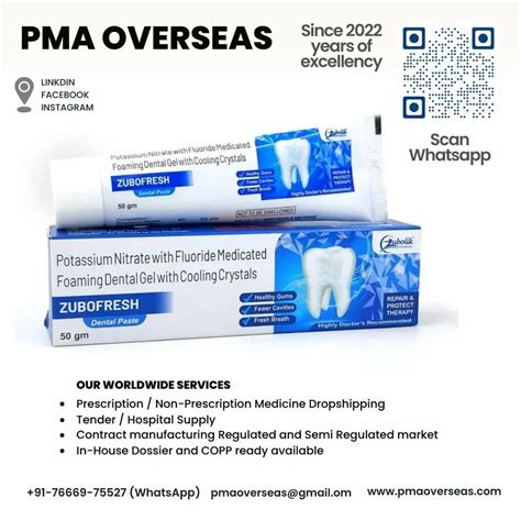 Potassium Nitratesodium Monofluorophosphate Dental Paste Packaging