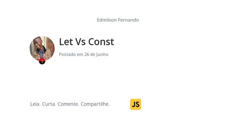 let vs const