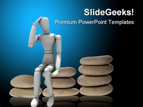 Confused Person Finance Powerpoint Templates And Powerpoint Backgrounds 1011