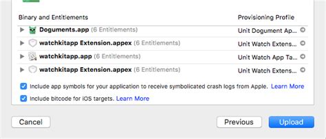 Ios Troubleshooting Submitting Watch App To App Store Code Signing Stack Overflow