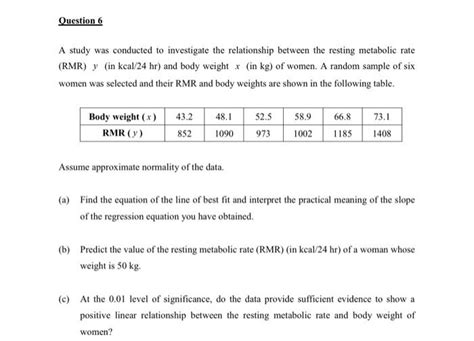 Solved A Study Was Conducted To Investigate The Relationship Chegg Com