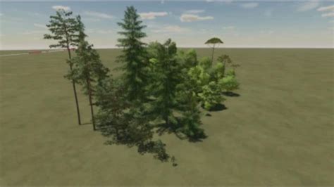 FS Trees v Placeable Objects Forestry Mod für Farming Simulator