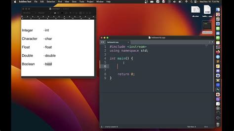 intro to c primitive datatypes youtube