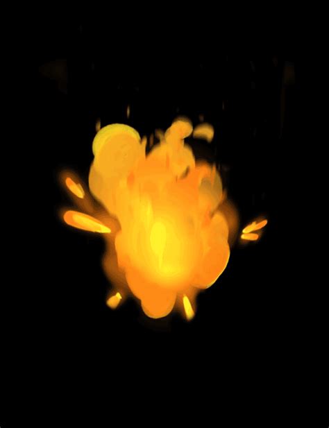 Animated Graphic Fire Explosion 