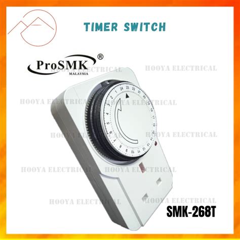 Sirim Timer Switch Socket 24 Hours Analog Programme Programmable 3 Pin Plug Digital Programmable