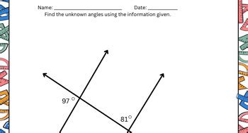 Angles Review Day Lesson Activities By Eliot Small Group Solutions