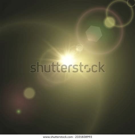 벡터 투명 햇빛 특수 렌즈 플레어 스톡 벡터로열티 프리 2331838993 Shutterstock