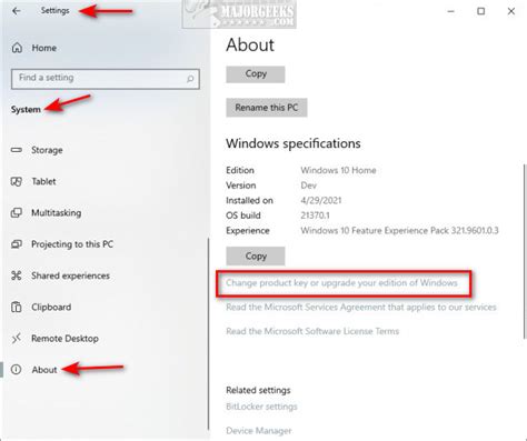 How To Upgrade Windows 10 Home To Windows 10 Professional Majorgeeks