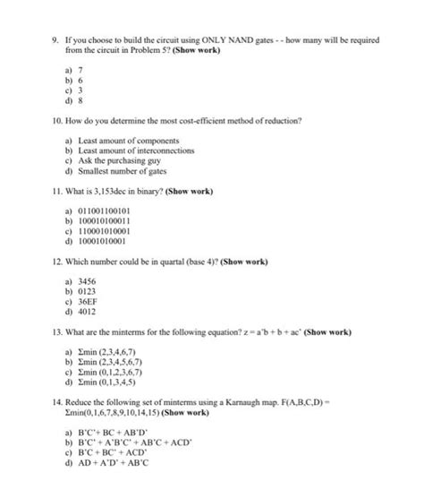 Solved If You Choose To Build The Circuit Using ONLY NAND Chegg