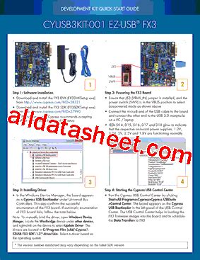 CYUSB3KIT 001 Datasheet PDF Cypress Semiconductor
