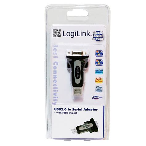 Logilink Rs232 Adapter 1xusb A 1xrs232 9pol Han 175 Dkk