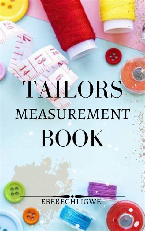TAILORS MEASUREMENT BOOK A Detailed Template Listing All The Measurements Needed For Female