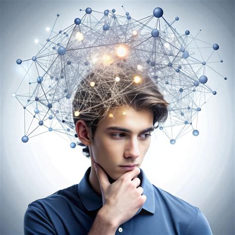 Close Up Man Robotic Process Automation Concept Premium AI Generated Image