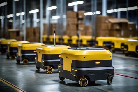 Premium Ai Image An Army Of Robots Efficiently Sorting Hundreds Of