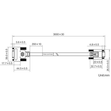 Hikrobot Data Cable Flexible Camera Link S2m Straight 3m Moveable Innosmart Automation