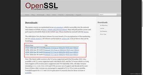 Linux下载及安装opensslopenssl下载 Csdn博客