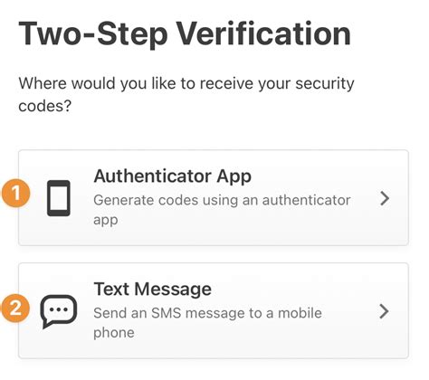 Two Step Verification Accounts